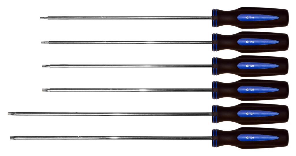 Extra-Long Torx Screwdriver Set, Tamper-Proof - Cal-Van Tools