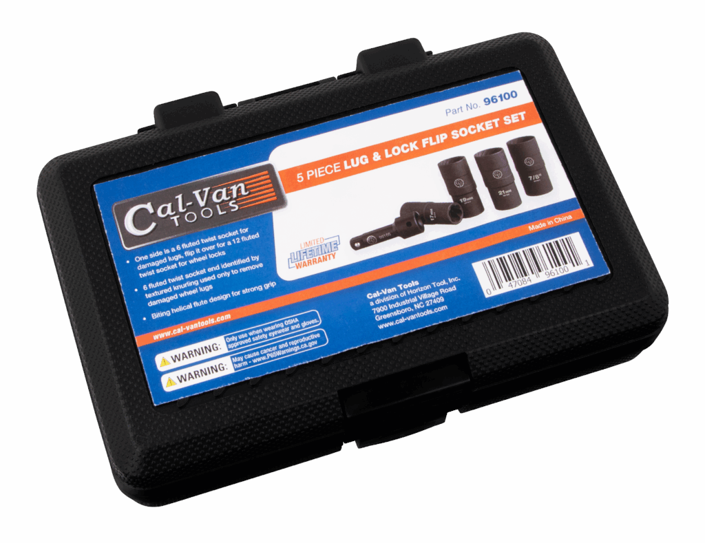 5 PC Lug & Lock Flip Socket Set - Cal-Van Tools